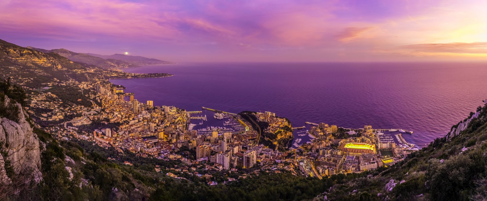 Where to see the most beautiful sunsets in Nice, Monaco and on the ...